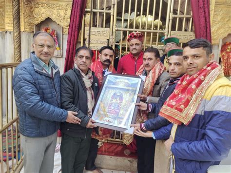 Himachal Cps Ram Kumar Chaudhary Visited Maa Chintpurni Temple Commented On The Suspension Of