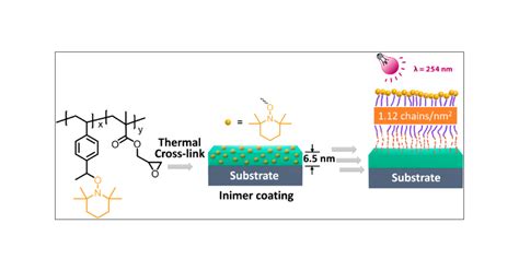 Substrate Independent Approach To Dense Cleavable Polymer Brushes By