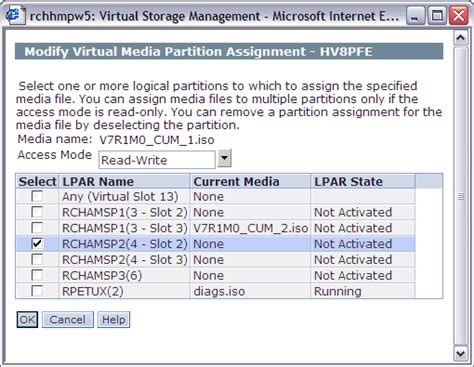 Creating A Virtual Optical Drive In A HMC Managed VIOS Partition