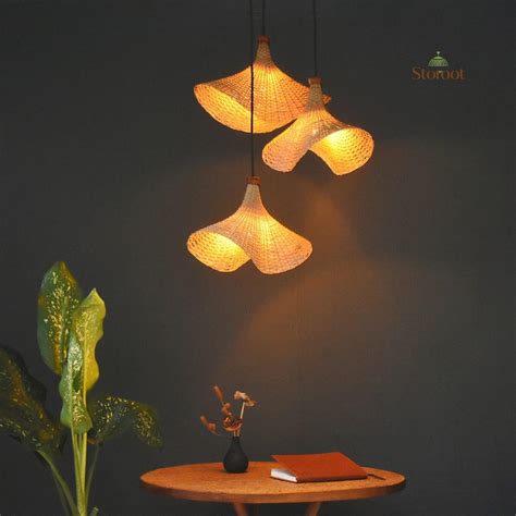 Bamboo Pendant Lights Handcrafted Hanging Lamps By Storoot