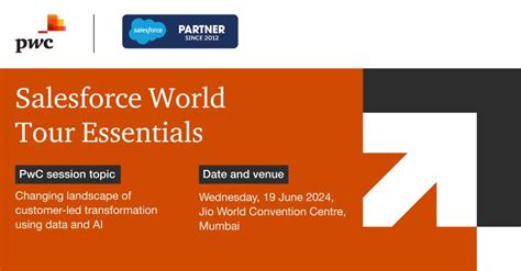Pwc India On Linkedin Salesforce Salesforcetouressentials Dataai Innovation…