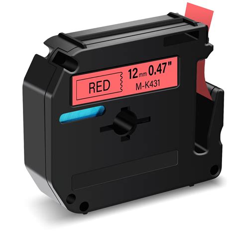 Greencycle Pk Compatible For Brother P Touch M Tape Mk M K M Mm Black On Red