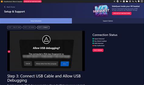 Sidequest Community Post Usb Debugging Prompt Sidequest