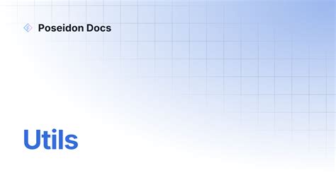 utils poseidon docs