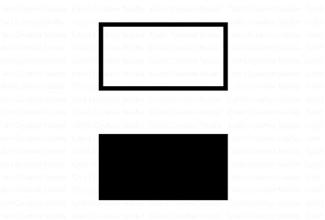 Filled Rectangle SVG Rectangle Outline Svg Filled Rectangle Rectangle Template Rectangle PNG