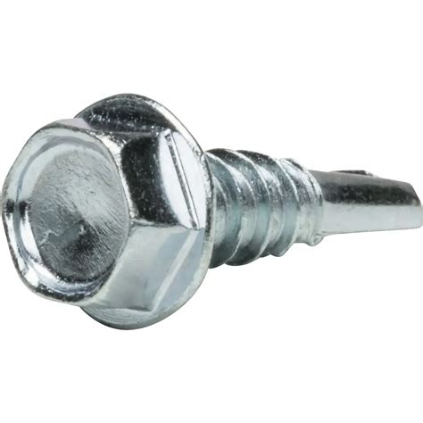 12 X 34 In Hex Washer Head Self Drilling Screw
