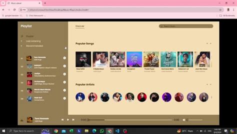 Ghazal Ahmadzai On Linkedin Webdevelopment Internship Codealpha Musicplayer Html Css