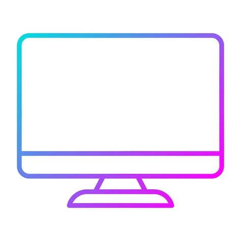 Premium Vector Monitor Vector Icon Can Be Used For Computer And Hardware Iconset