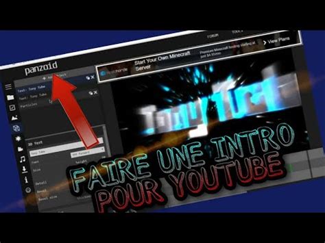 TUTO FAIRE UNE INTRO YOUTUBE YouTube
