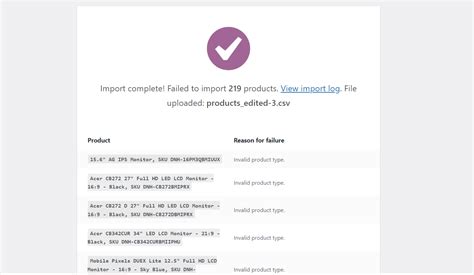 CSV File Import Error WordPress Org