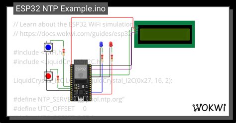 Esp32 Ntp O Copy Wokwi Esp32 Stm32 Arduino Simulator