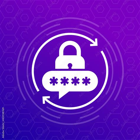 Password Reset Icon For Apps Vector Design Stock Vector Adobe Stock