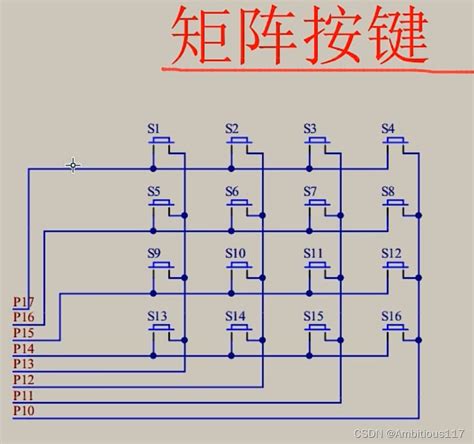 矩阵键盘和矩阵密码锁 矩阵按键 数码管 密码锁 csdn博客