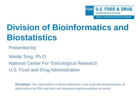 Pdf Division Of Bioinformatics And Biostatistics · Division Of