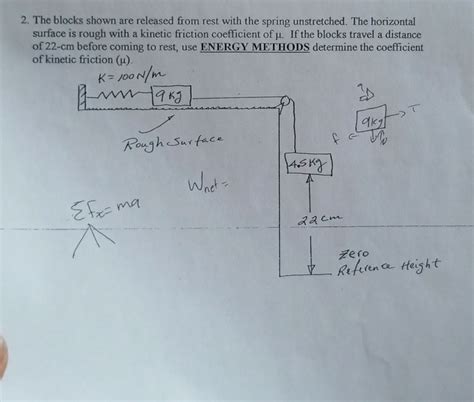 solved the blocks shown are released from rest with the