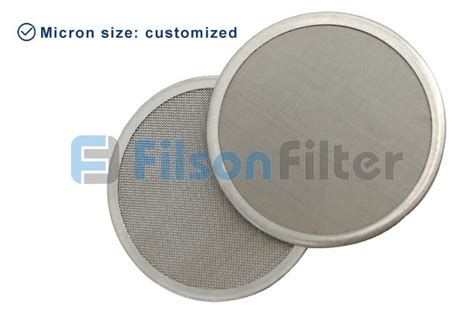 Titanium Wire Mesh Filter Disc Filson Filter