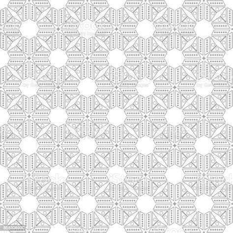 흰색 바탕에 회색 기하학적 디자인입니다 원활한 패턴 0명에 대한 스톡 벡터 아트 및 기타 이미지 0명 기하 도형 대칭