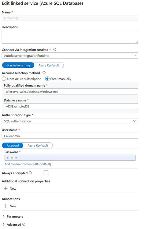 Simple Blob To Sql Pipeline Tutorial Dwconsiderations Azure Data Fatory
