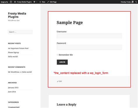 Custom Login Page Template Plugin For WordPress