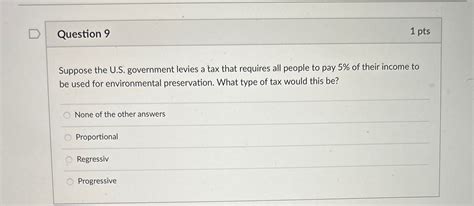 Solved Question 91 ﻿ptssuppose The Us ﻿government Levies A