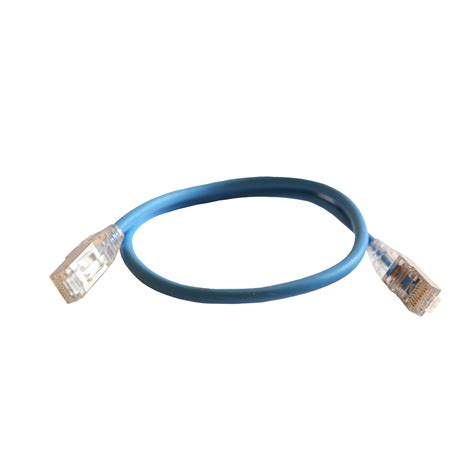 Patch Cord RJ45 RJ45 High Density Category 6 F UTP LSZH Blue 0 5m 51540 3414971438712 Legrand