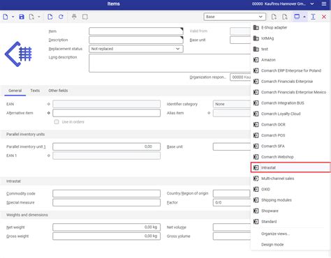 Intrastat Comarch Erp Enterprise 6 4 Knowledge Base