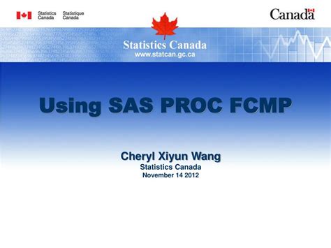 ppt using sas proc fcmp powerpoint presentation free download id