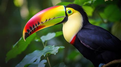 큰부리새 브라질에서 가장 아름다운 새 투칸 사진 새 배경 일러스트 및 사진 무료 다운로드 Pngtree