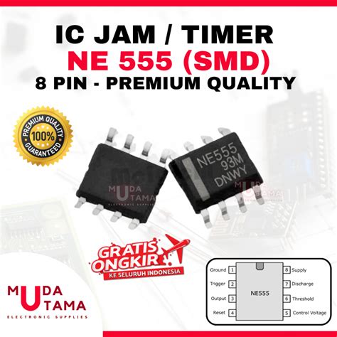 Jual Ne555 Smd Ic Jam Timer Ic Timer Ne555 Smd Ic Ne555 Smd Ic