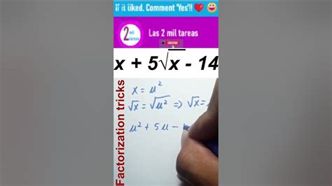 Factorization Tricks Youtube