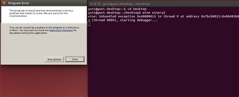 C Threaded Program Crash On Wine Windows Native Ok Stack Overflow