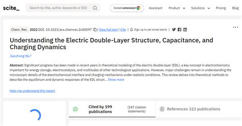 understanding the electric double layer structure capacitance and