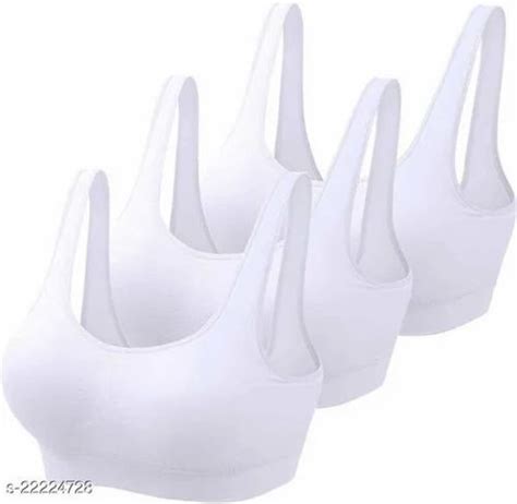 Women Sports Wear Bra Pack Of 3 At ₹ 662 Padded Sport Bra Teenager