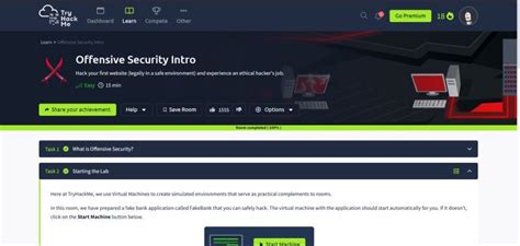 Tryhackme Cybersecurity Ethicalhacking Infosec Offensivesecurity