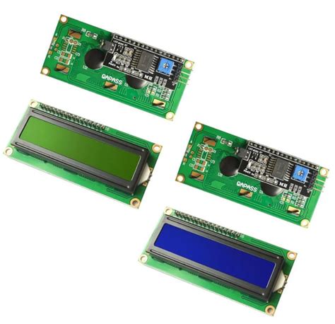 5 штСимвольный Lcd дисплей 1602 16х2 знака зеленый синий с I2c