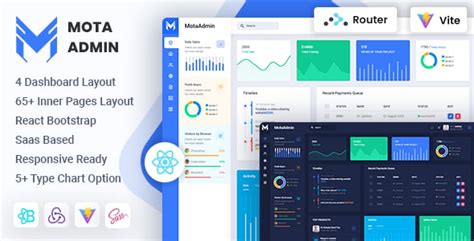 Admin Dashboard Vite Website Templates Themeforest