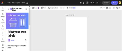 Ecardify Adobe Express Add On Print Your Own Labels And Stickers