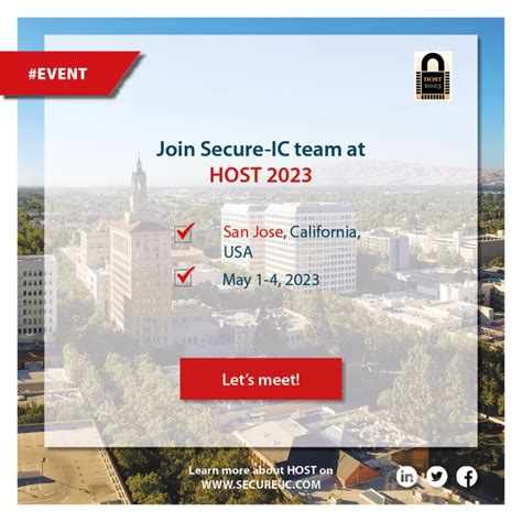 secure ic on linkedin host2023 event embeddedsystems