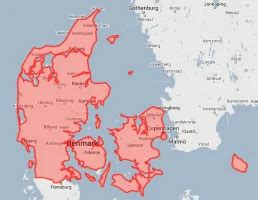 Real Size Of Denmark How Big Is Smallest Scandinavian Country 131