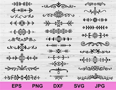 Separator Lines Clipart No Border