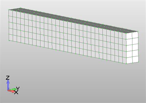 1 Discretization With 8 Noded Hexahedral Elements 2x5x30 Download