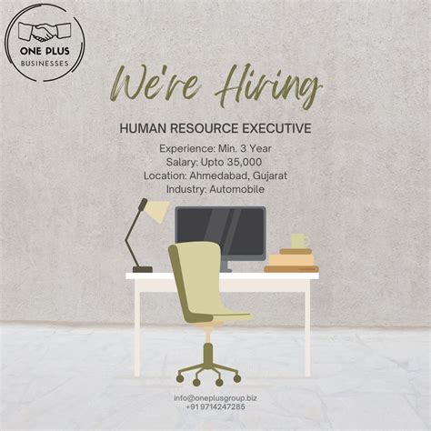 One Plus Staffing Solution On Linkedin We Are Hiring Hr Executive