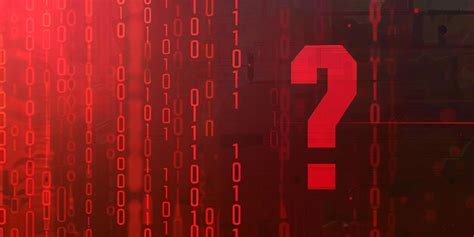 Digital Security Alert Red Exclamation On Binary Code Background Cybersecurity Concept Premium