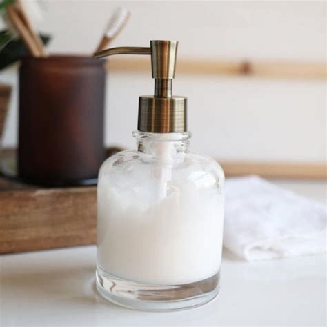 Glass Soap Dispenser Etsy