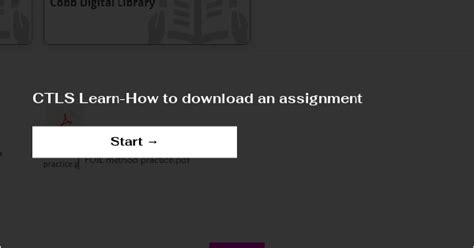 Ctls Learn How To Download An Assignment Copy