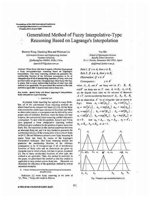Generalized Method Of Fuzzy Interpolative Type Reasoning Based On