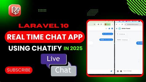 laravel 10 realtime chat app using chatify project 2025 youtube