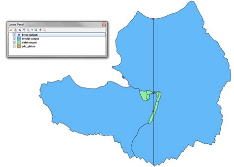 Qgis Removing Lines From A Polygon That Has Been Reprojected To Cross