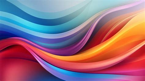 Premium Ai Image Abstract Colorful Dynamic Flowing Fluid Background For Graphic Design Element