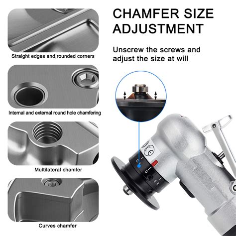 Mini Chamfering Machine 2 In 1 Air Chamfer Tool
